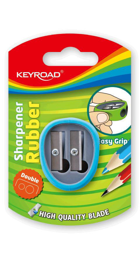 KeyRoad sharpener, 2 eyes/card, with a high-quality blade | مكتبات برناسوس