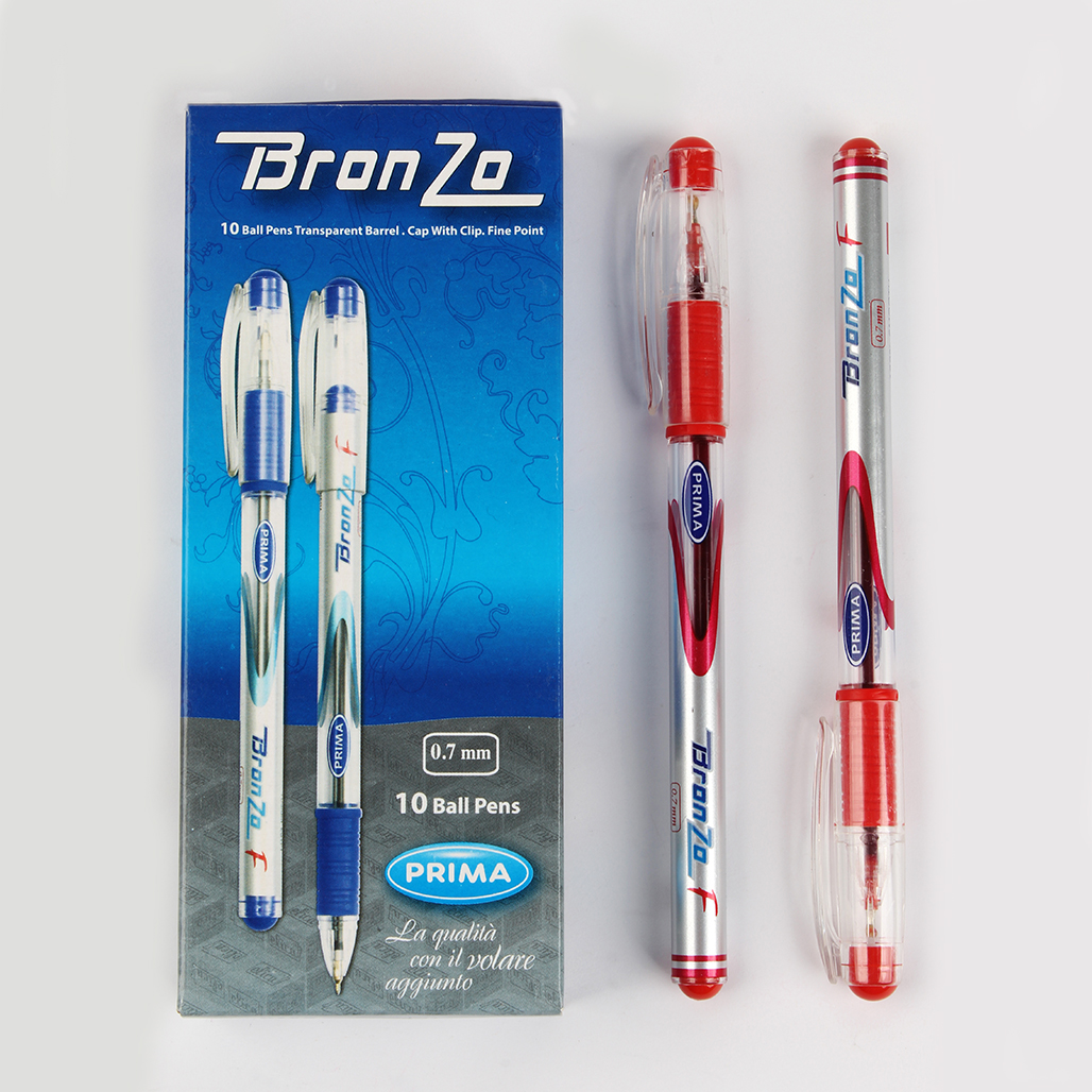 Prima Red Ballpoint Pen - Smooth Writing & Fine Tip | Bernasos Company ...